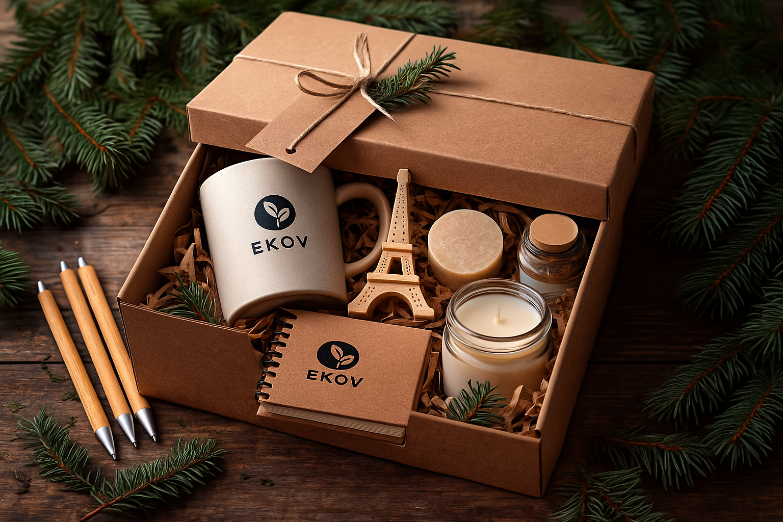 Cadeaux d’entreprise éco-responsables Noël 2025 | EKOV